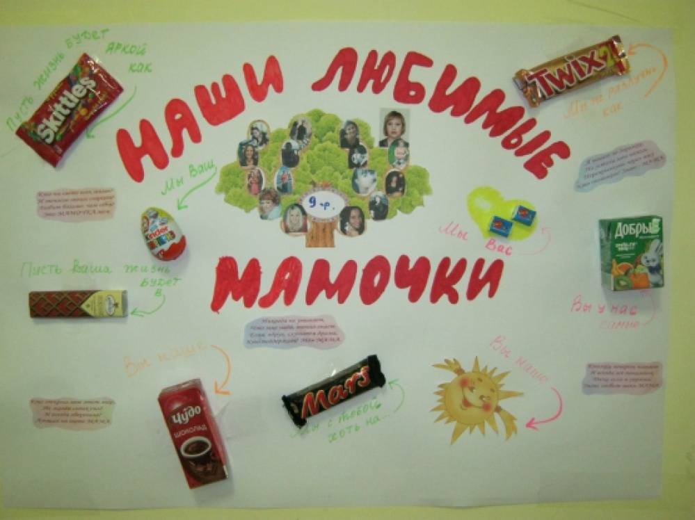 День Матери Стенгазеты коллективные работы страница 10 Воспитателям