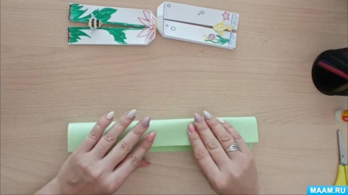 Мастер-класс «Игрушка-бегунок из бумаги» (19 фото). Воспитателям ...