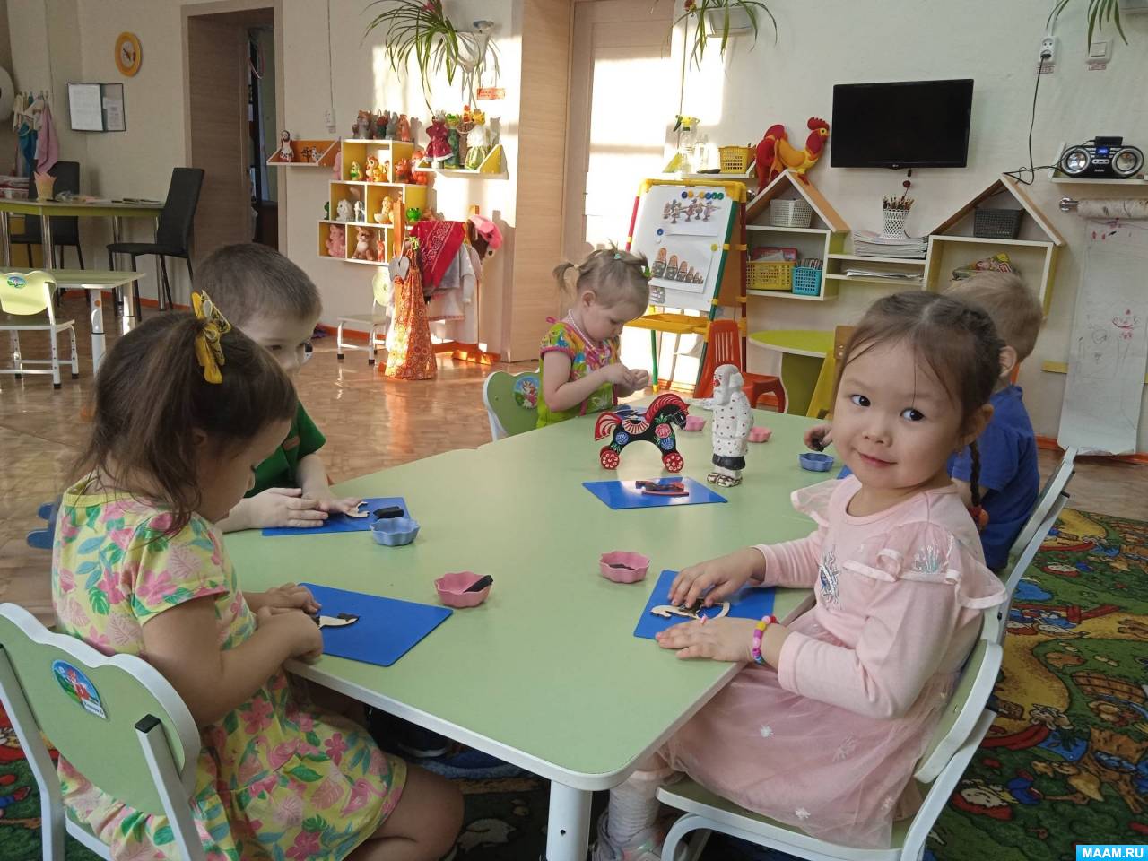 Конспект занятия по лепке «Городецкие лошадки» в группе раннего ...