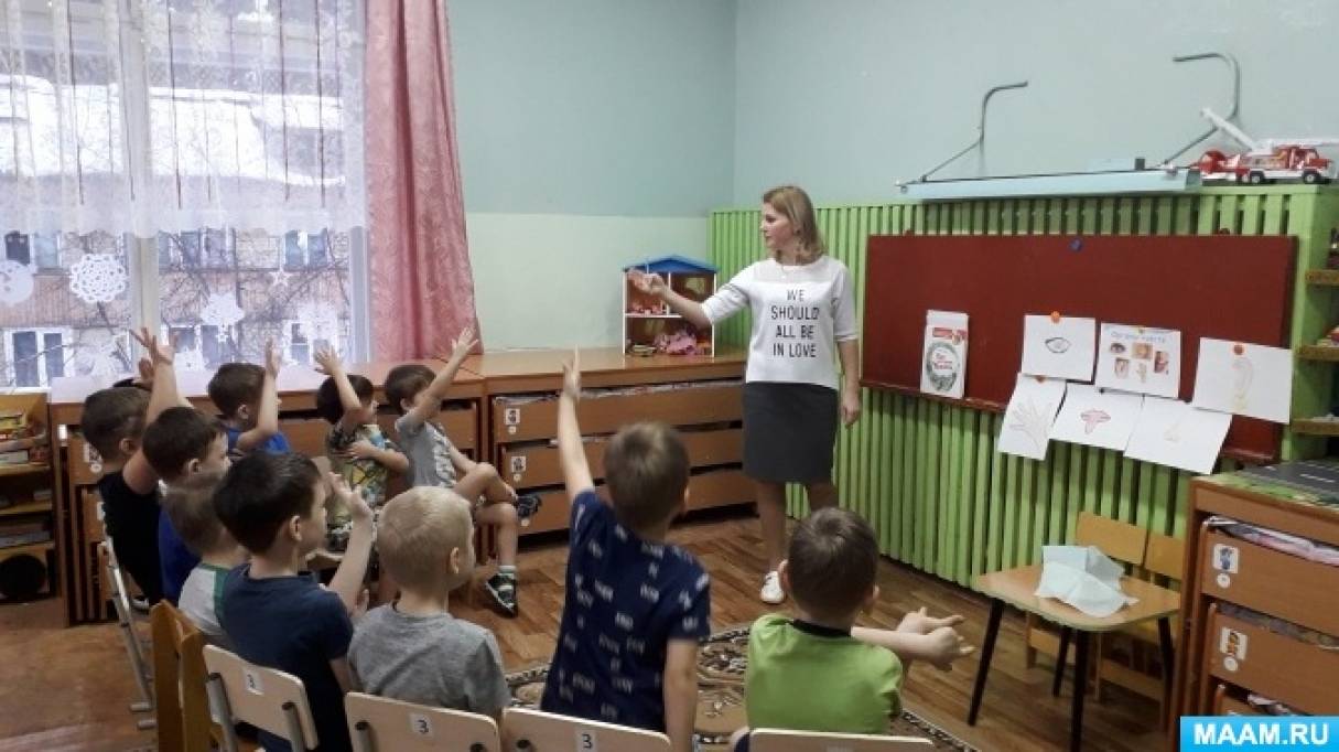 Занятие по изобразительной деятельности в старшей группе. Аппликация ...