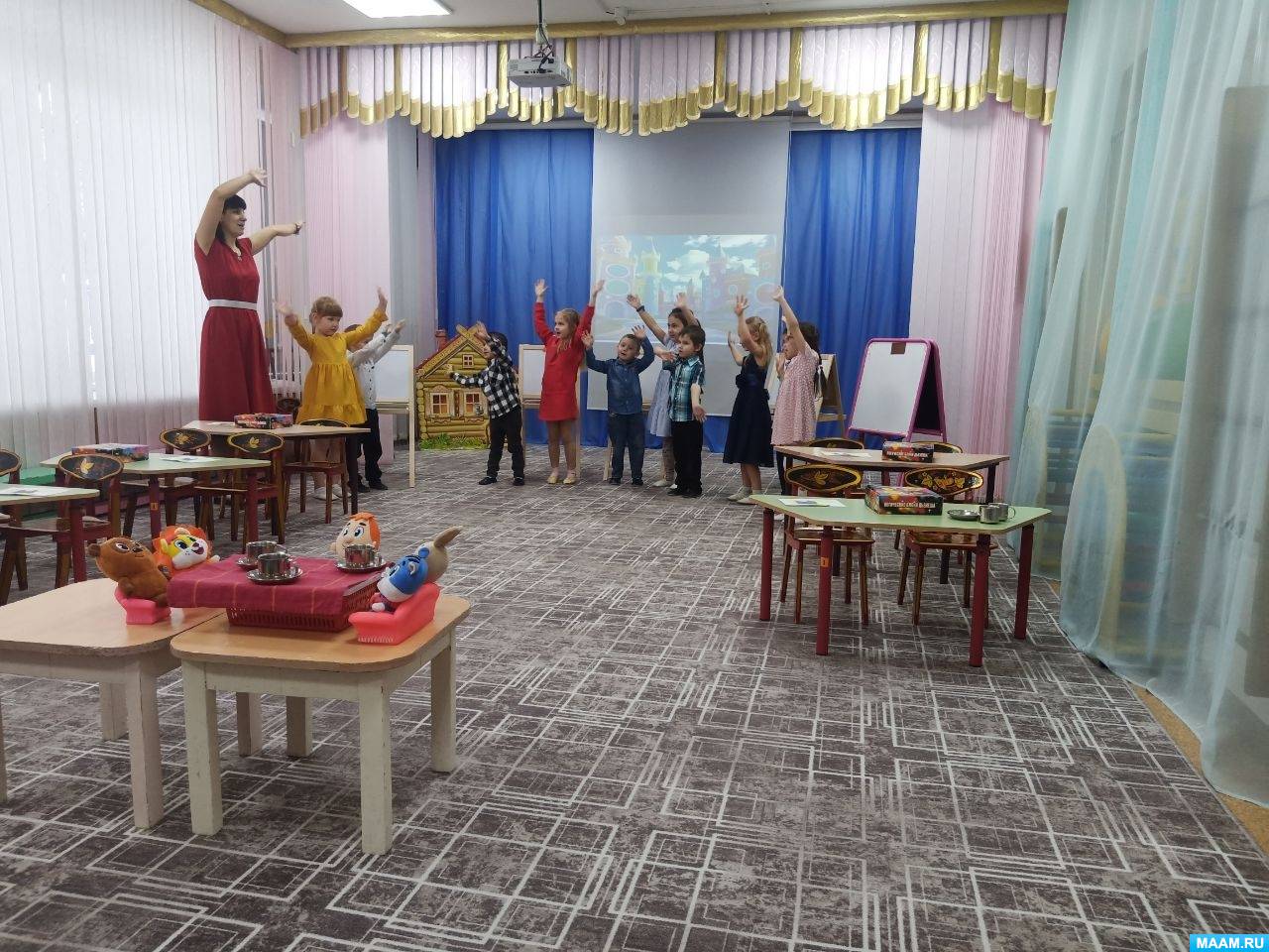 Конспект открытого занятия по математике в средней группе «Путешествие ...