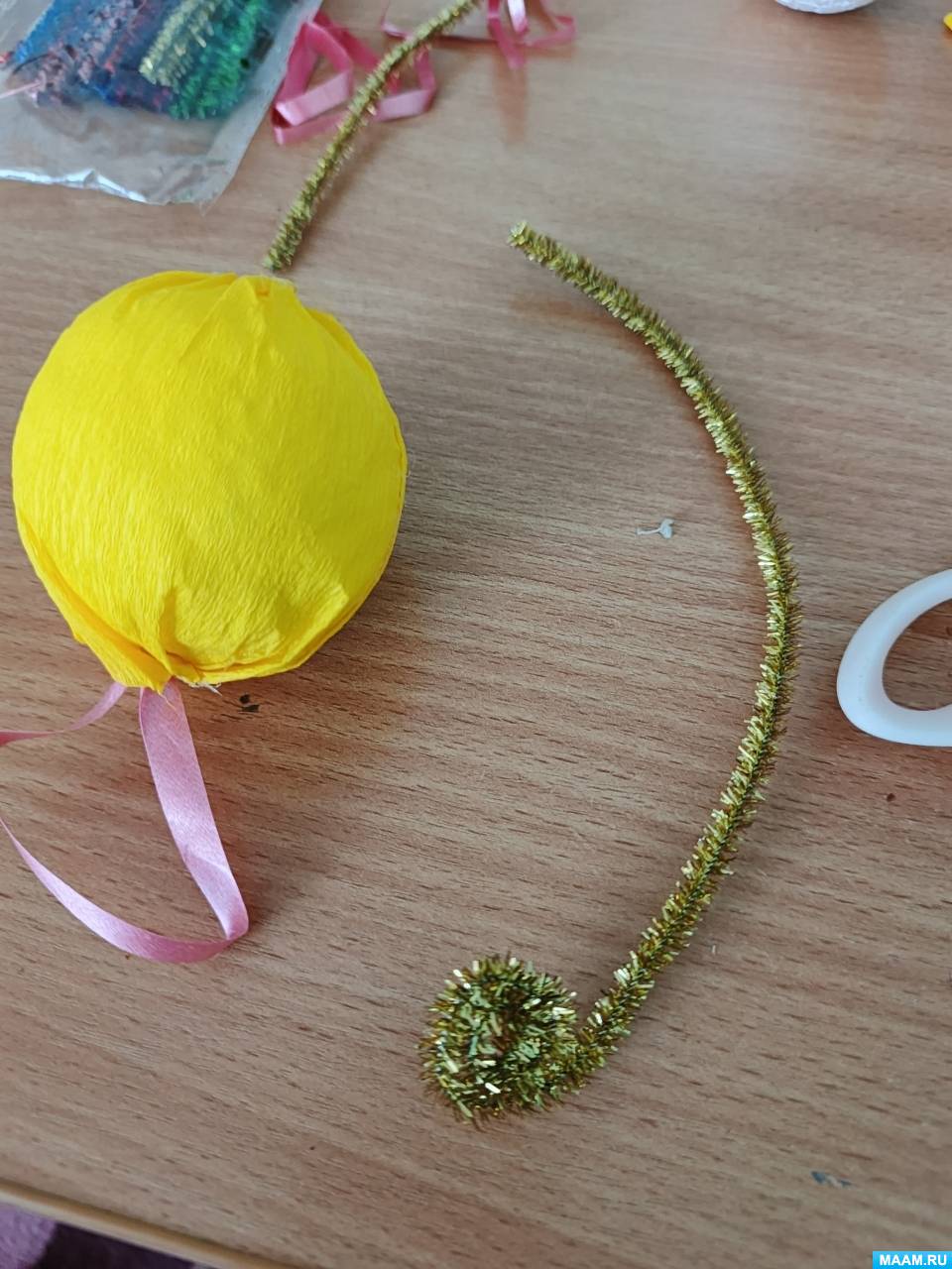 Мастер-класс по изготовлению поделки «Новогодние шары» из пенопластовых ...