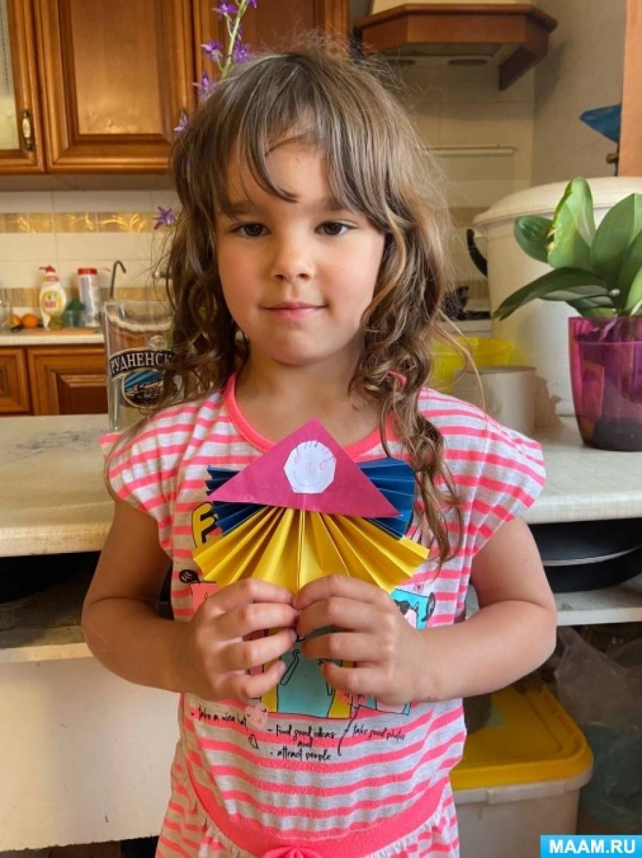 Мастер-класс «Матрёшка из гармошки» (10 фото). Воспитателям детских ...