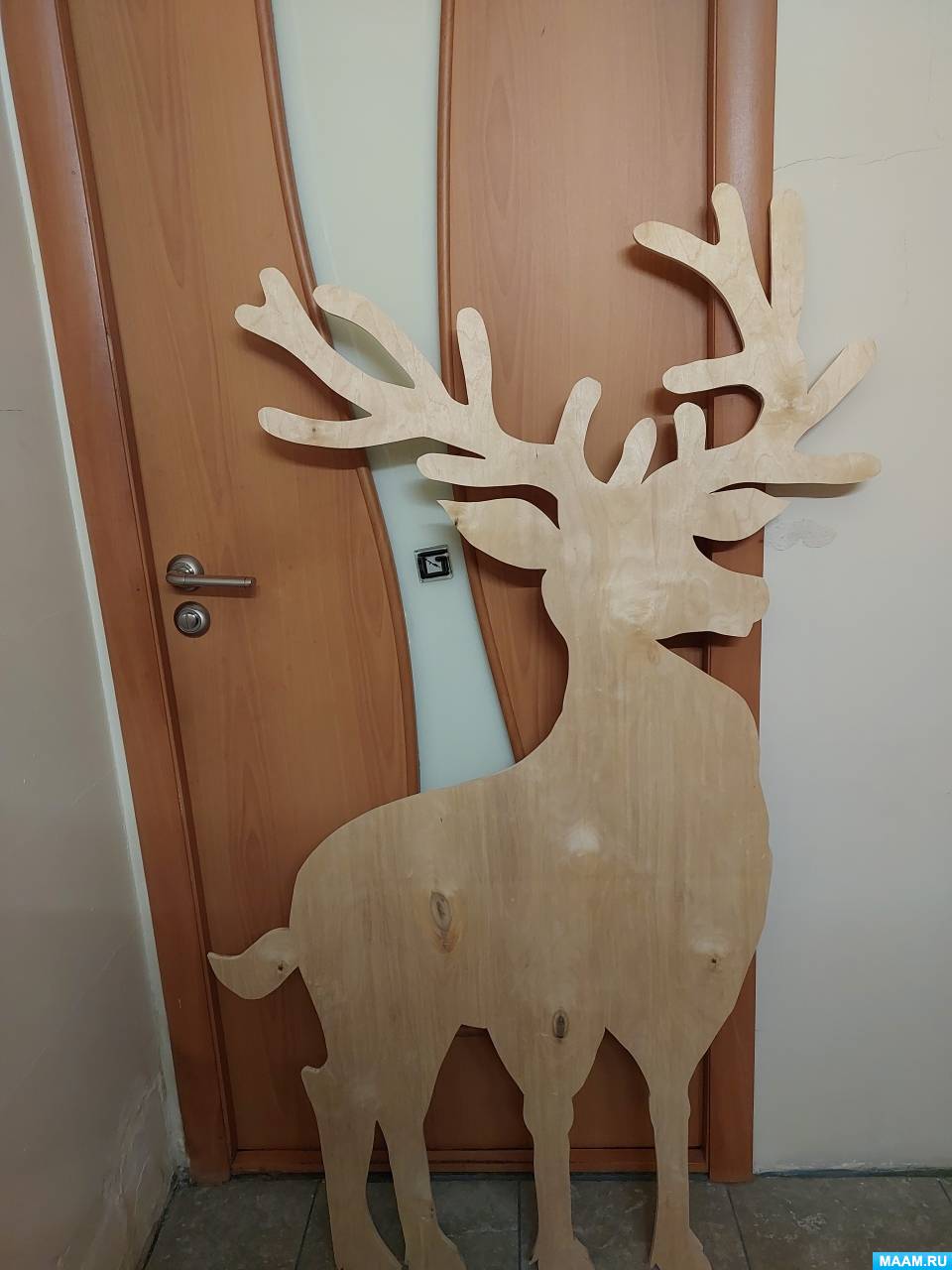 Новогодние поделки из фанеры. Мастер-класс «Олень» (6 фото ...