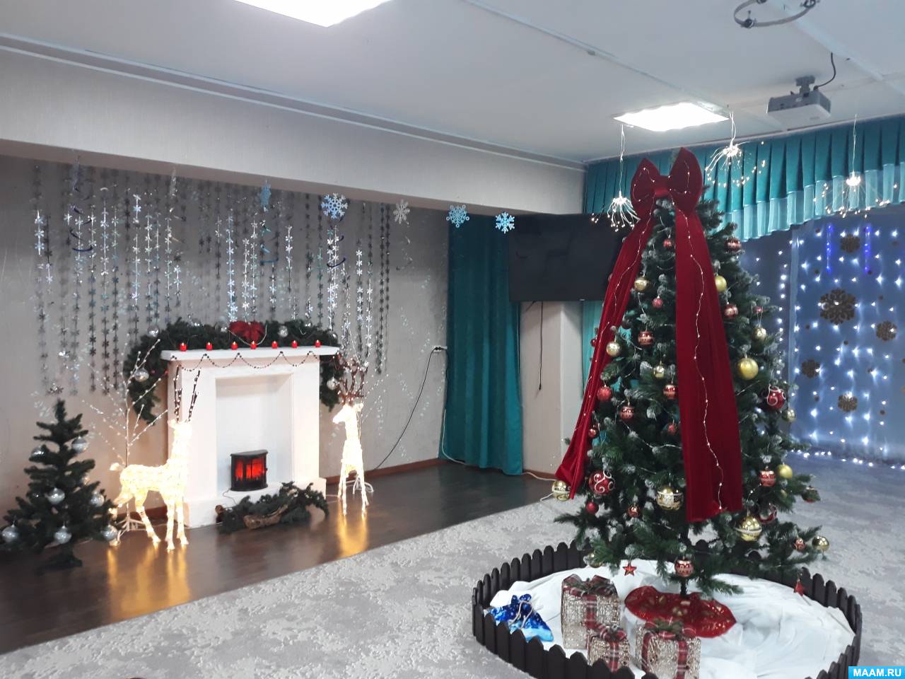 Новогоднее оформление детского сада (8 фото). Публикация 1911312 ...