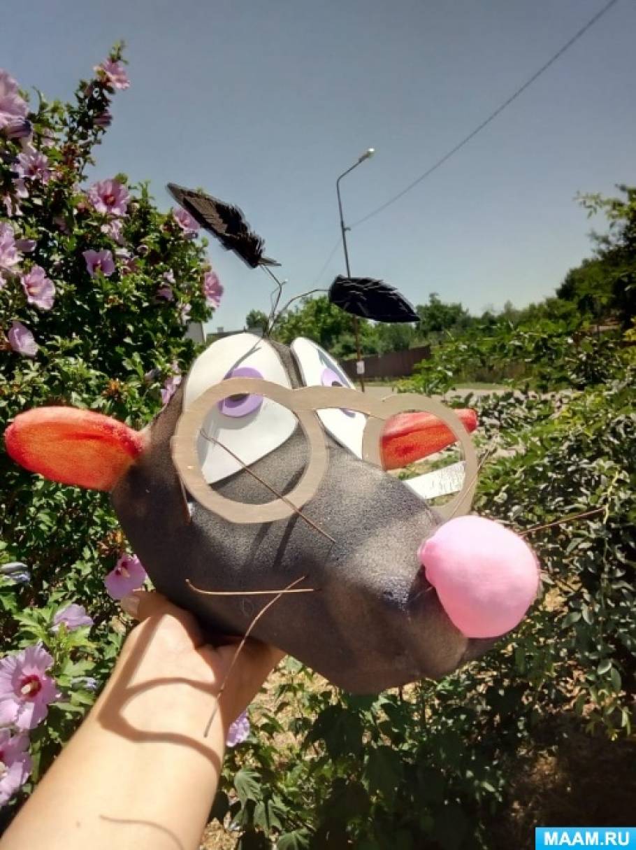 Маска крысы Лулы из мультфильма «Буба» (3 фото). Воспитателям детских ...