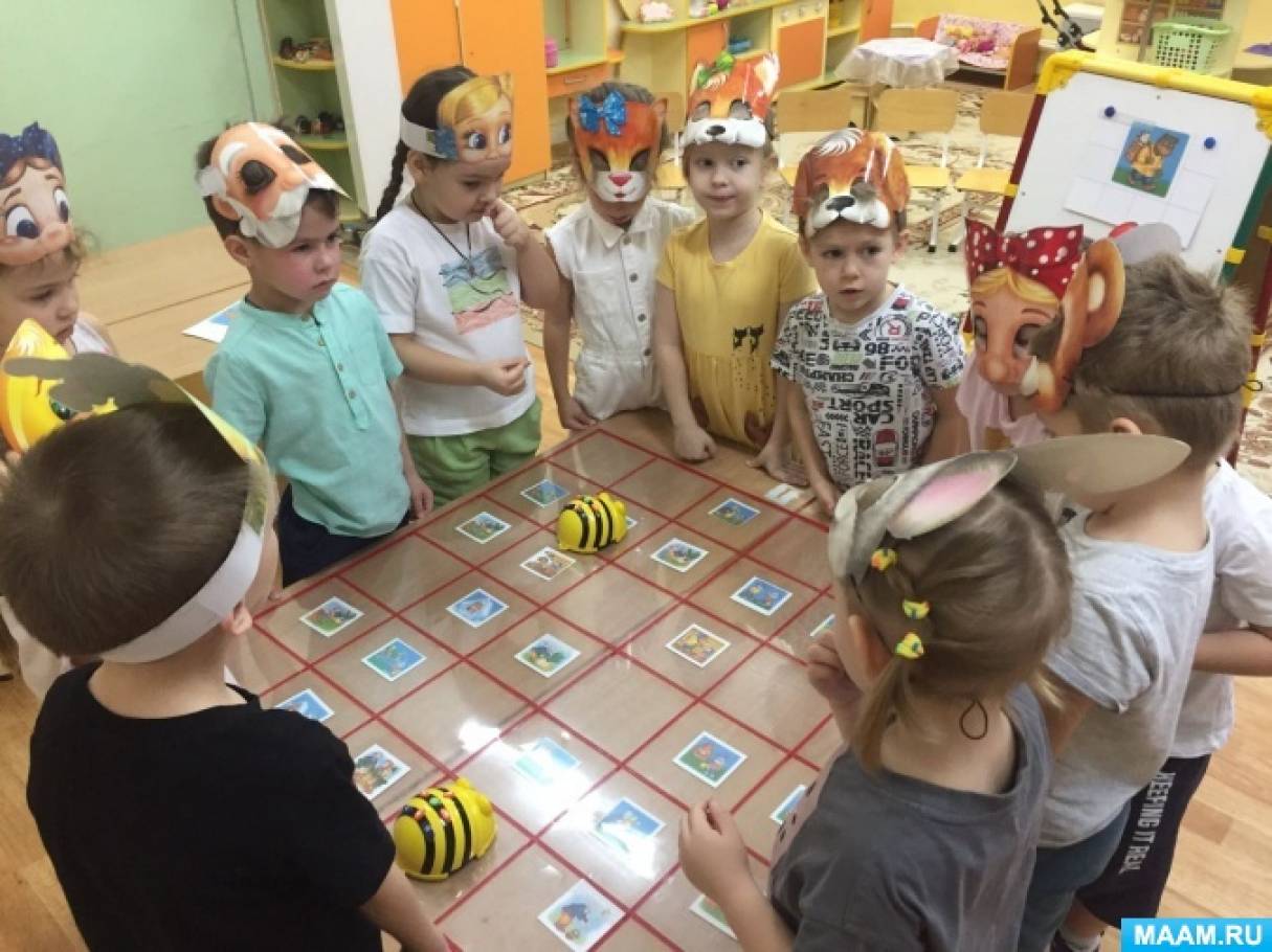 Конспект НОД «Бабушкины сказки» с использованием мини-роботов «Умная ...