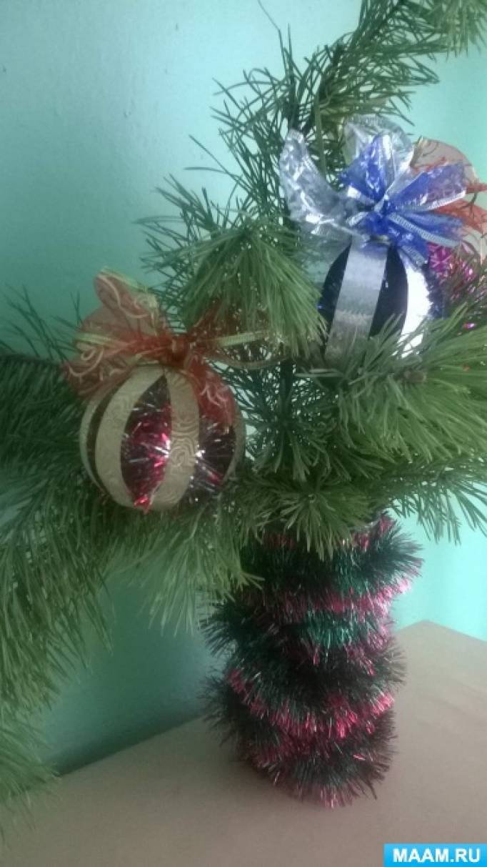 Мастер-класс «Новогодние шары» (10 фото). Воспитателям детских садов ...