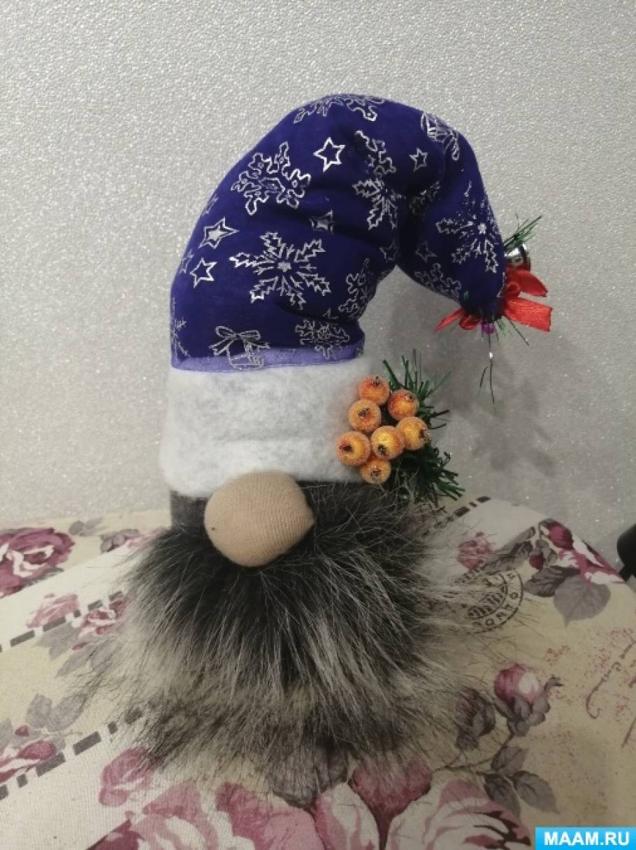 Мастер-класс «Новогодний гном» (2 фото). Воспитателям детских садов ...