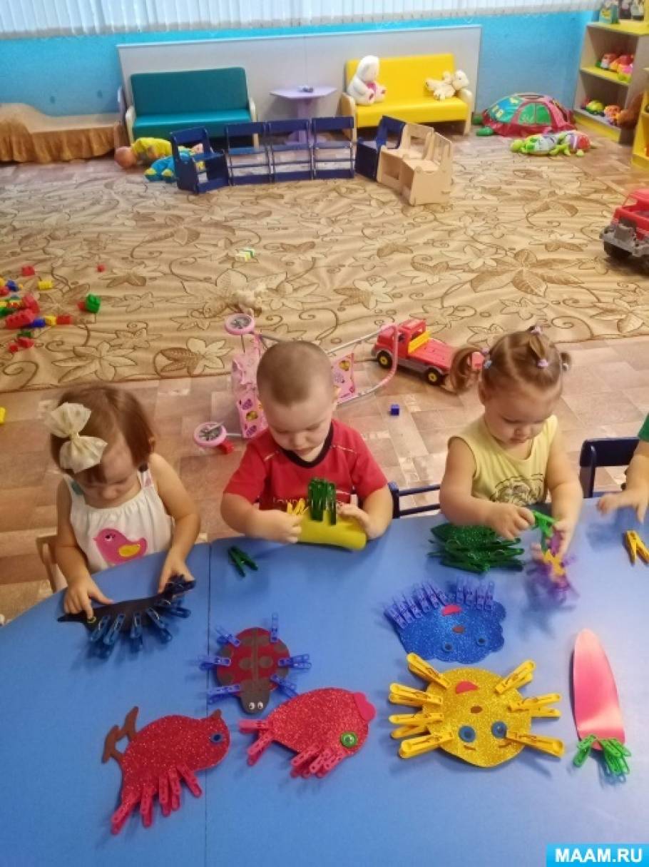 Развитие мелкой моторики рук при помощи игр с прищепками (1 фото ...