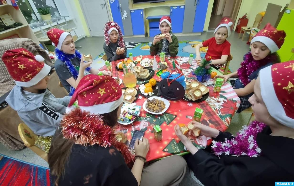 «Под Новый год». Фотоотчет о новогоднем чаепитии в СРЦН (7 фото ...