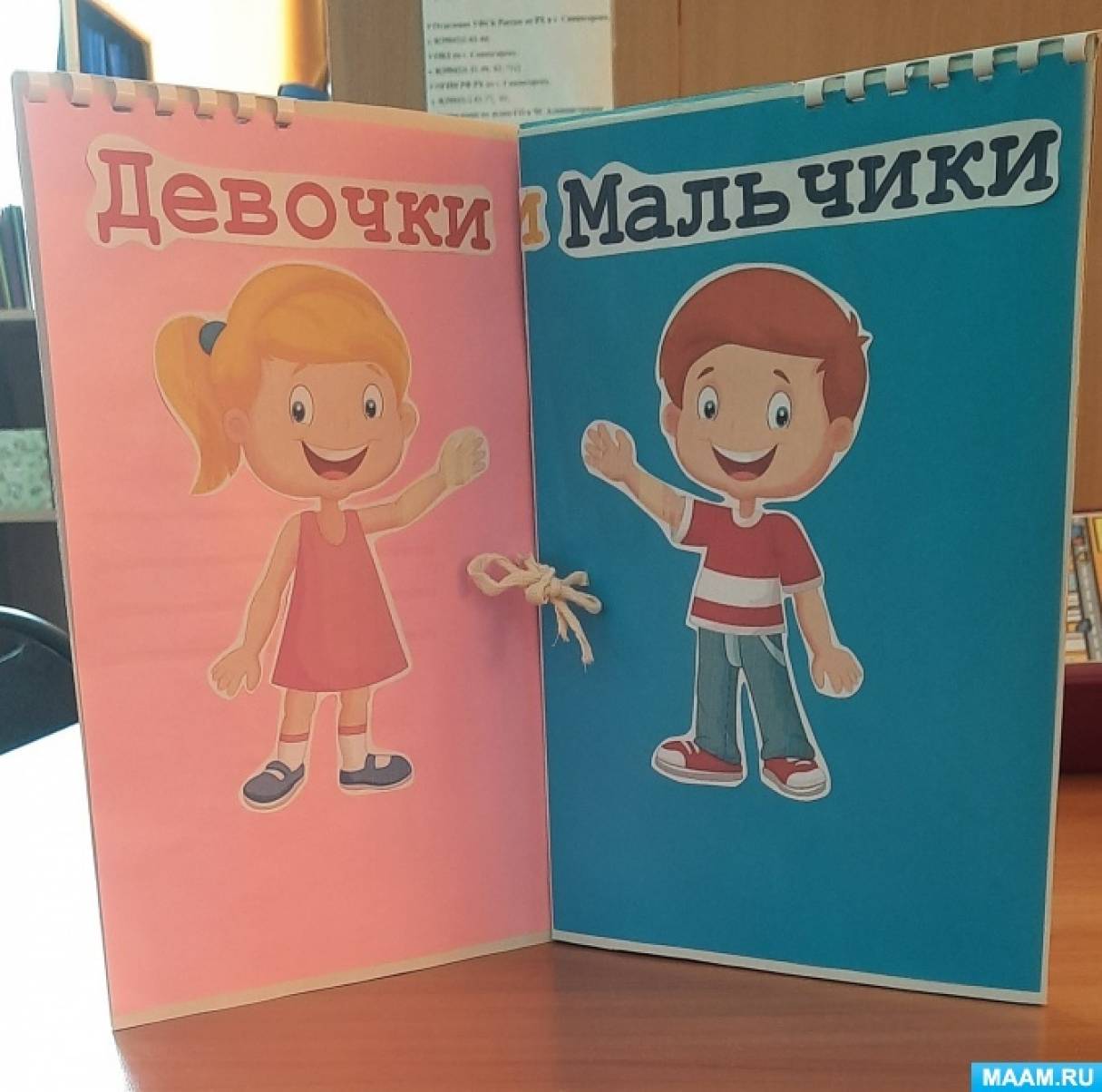 Лэпбук «Девочки и мальчики» (5 фото). Воспитателям детских садов ...