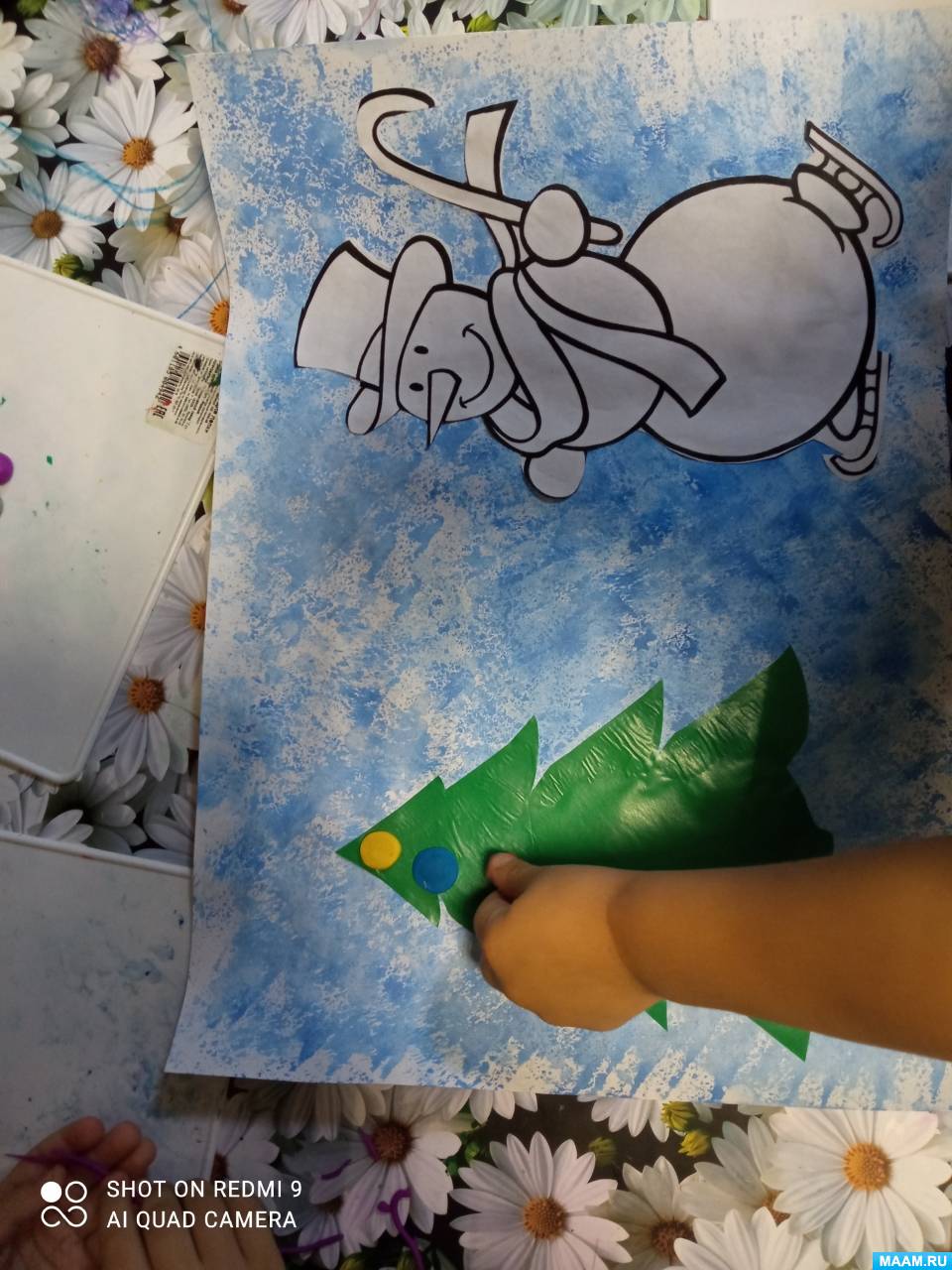 Конспект занятия «Новогодний калейдоскоп» во второй младшей группе (7 ...