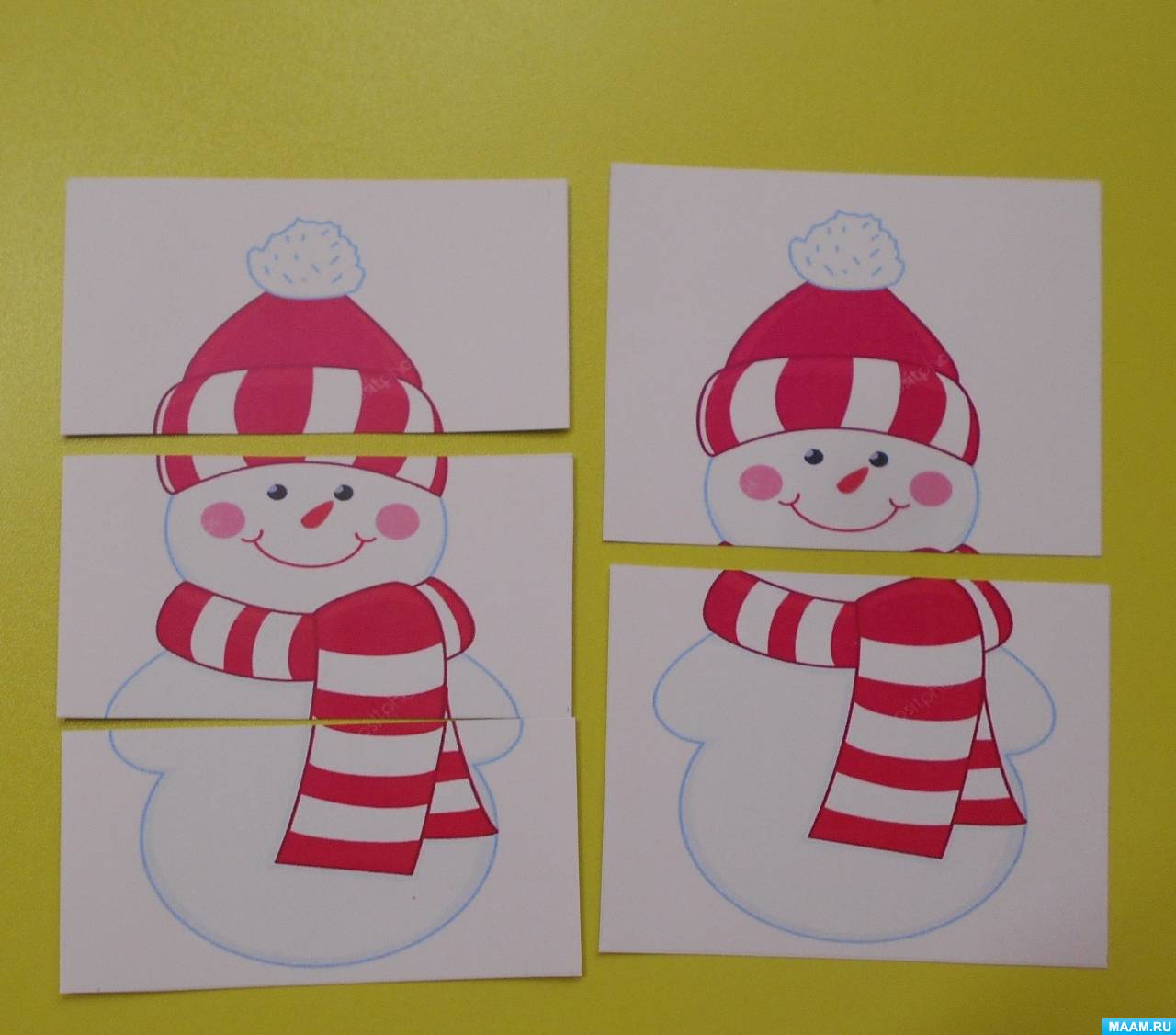 Мастер-класс по изготовлению дидактической игры «Сложи картинку» для ...