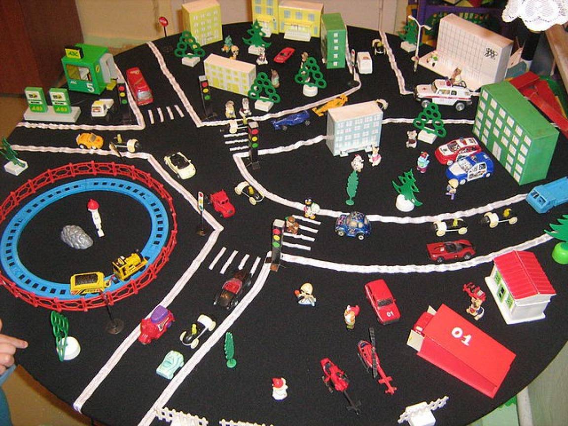 Макет «Дорожное движение» (2 фото). Воспитателям детских садов ...