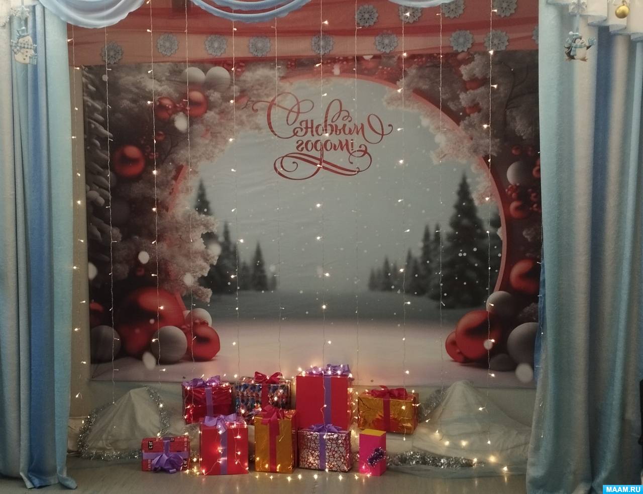 Новогоднее оформление музыкального зала. Фотоотчет (6 фото ...