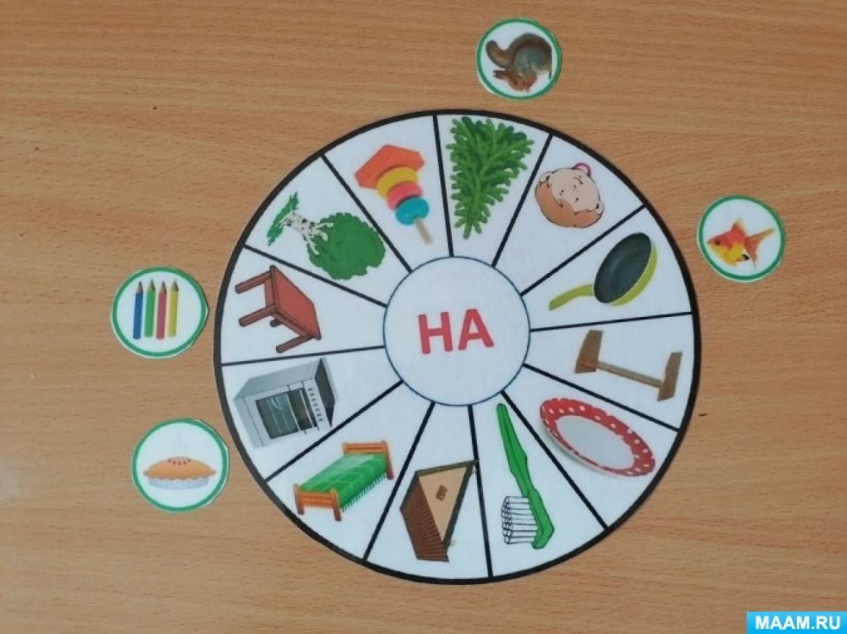 Дидактическое пособие на отработку предлогов «на» и «под» (2 фото ...