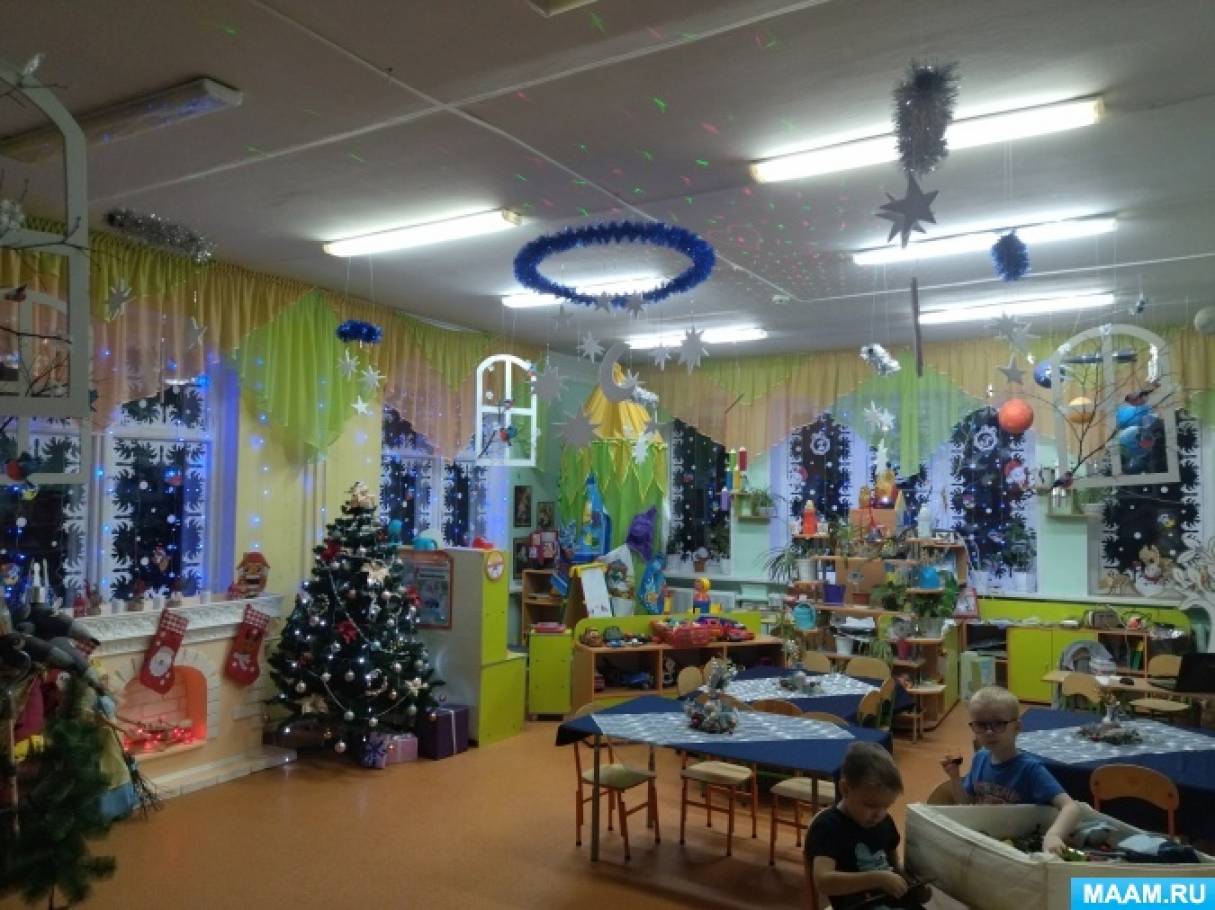Новогоднее оформление нашей группы 2023 г (9 фото). Воспитателям ...