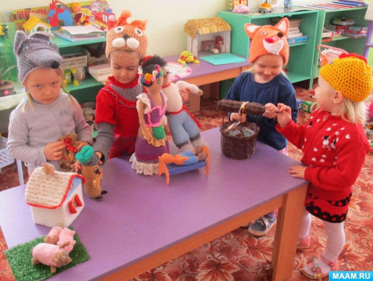Маски-шапочки для театрализованной деятельности детей старшего ...