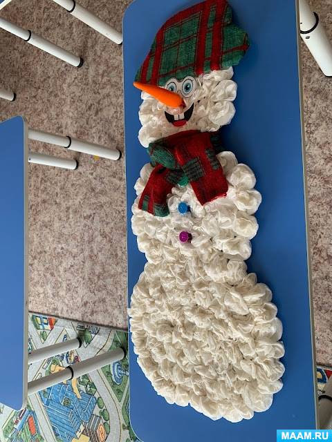 Мастер-класс «Снеговик из салфеток для фотозоны» (10 фото ...