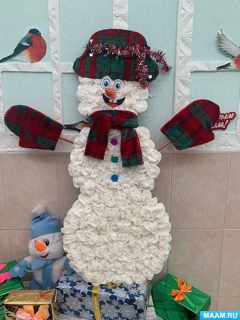Мастер-класс «Снеговик из салфеток для фотозоны» (10 фото ...