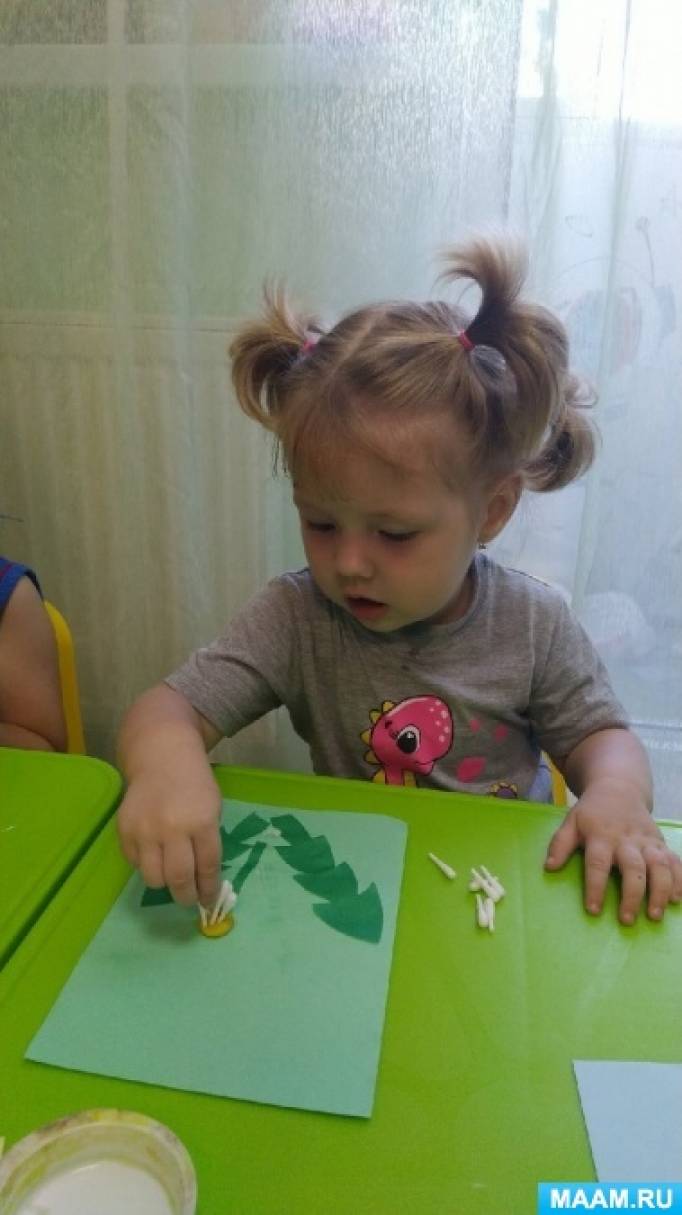 Аппликация с элементами лепки «Одуванчик» (5 фото). Воспитателям ...