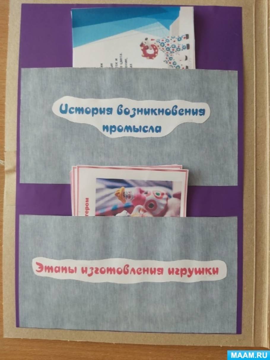 Лэпбук «Дымковская игрушка» (5 фото). Воспитателям детских садов ...